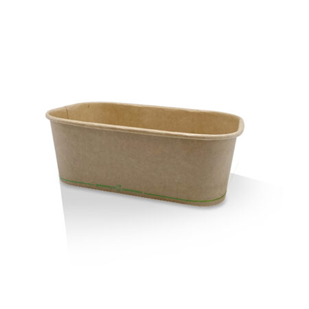 PP Coated Kraft Rectangular Container 750ml 300pc/ctn – Packgreen Packaging